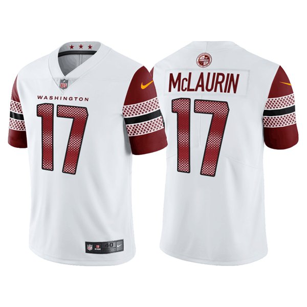 Washington Commanders #17 Terry McLaurin White Vapor Untouchable ...