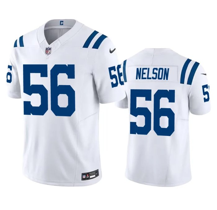 Indianapolis Colts #56 Quenton Nelson White 2023 F.U.S.E Vapor ...