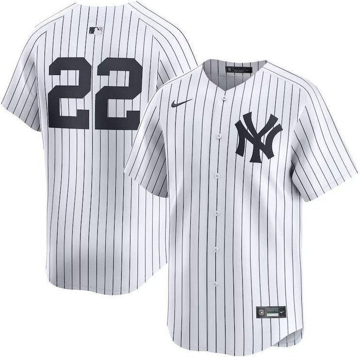 New York Yankees #22 Juan Soto White 2024 Cool Base Stitched Baseball ...