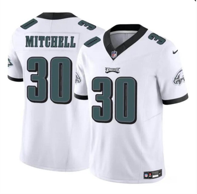 Eagles #30 Quinyon Mitchell White F.U.S.E Vapor Untouchable Limited ...