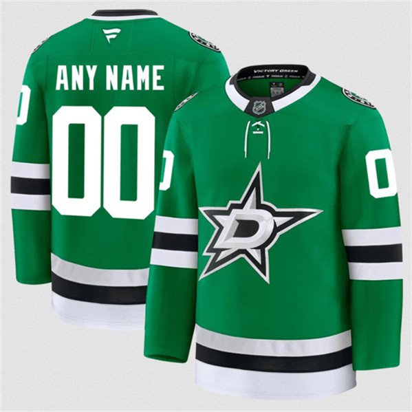 Custom Dallas Stars Green 2024-25 Home Stitched Hockey Jersey