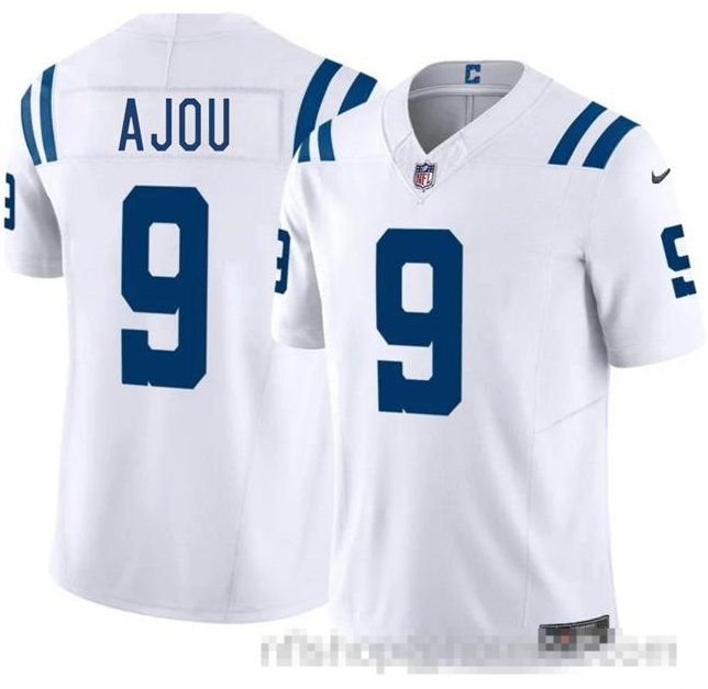 Indianapolis Colts #9 Ajou Ajou White 2025 F.U.S.E. Vapor Limited ...