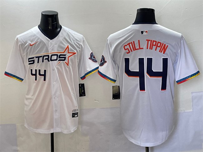 Houston Astros #44 Still Tippin White 2025 City Connect Limited ...
