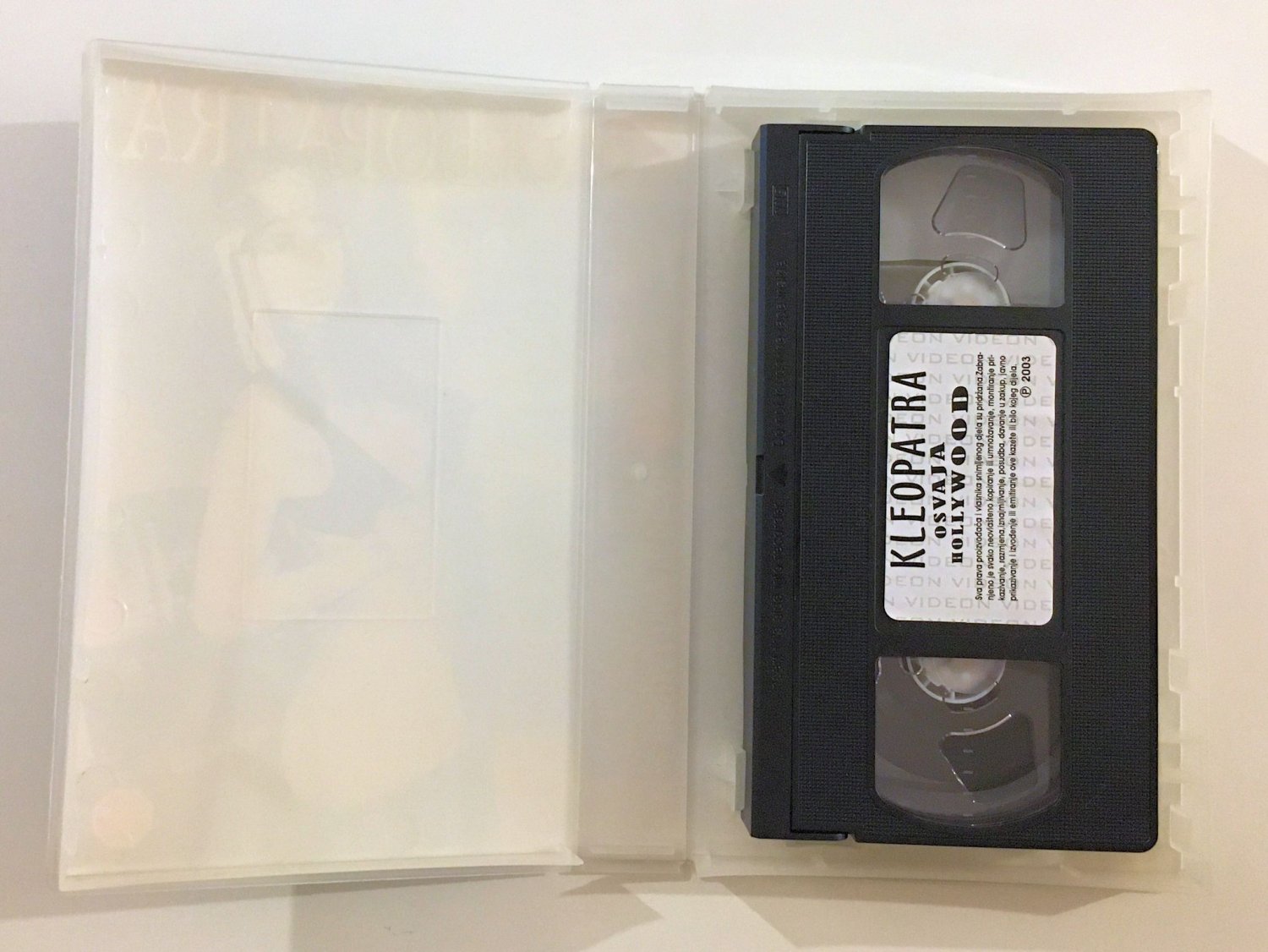 Erotic VHS Vivid Cleopatra does hollywood 2002