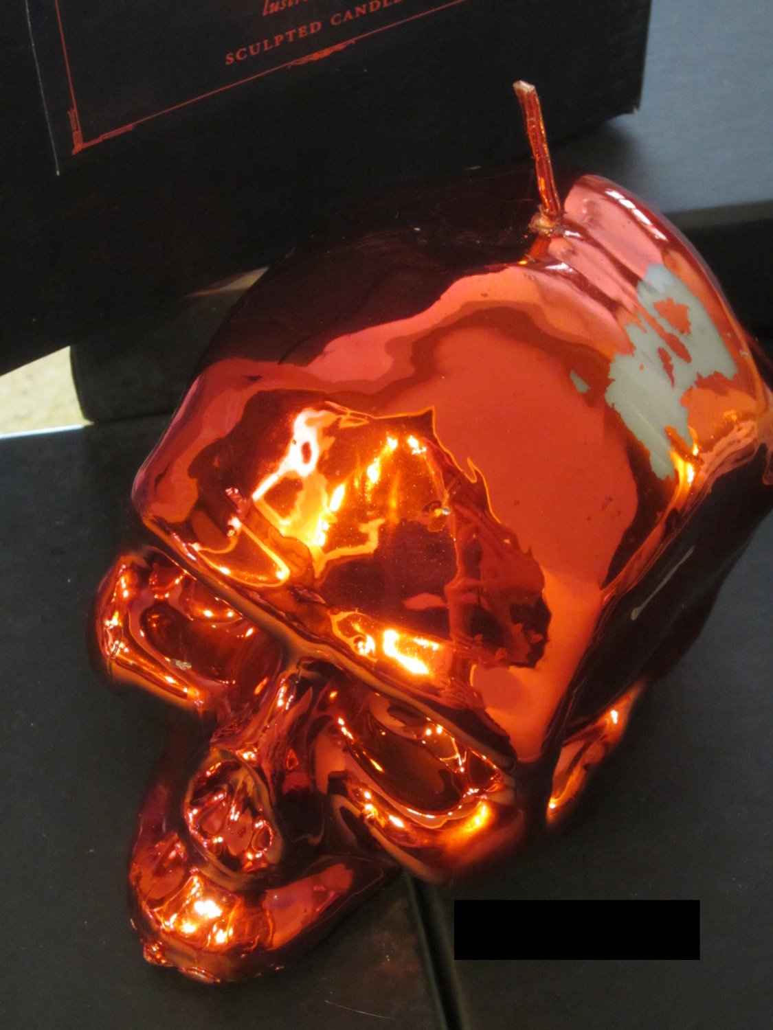 imperfect DL & Company MEMENTO MORI Unscented LUSTROUS Metallic RED ...