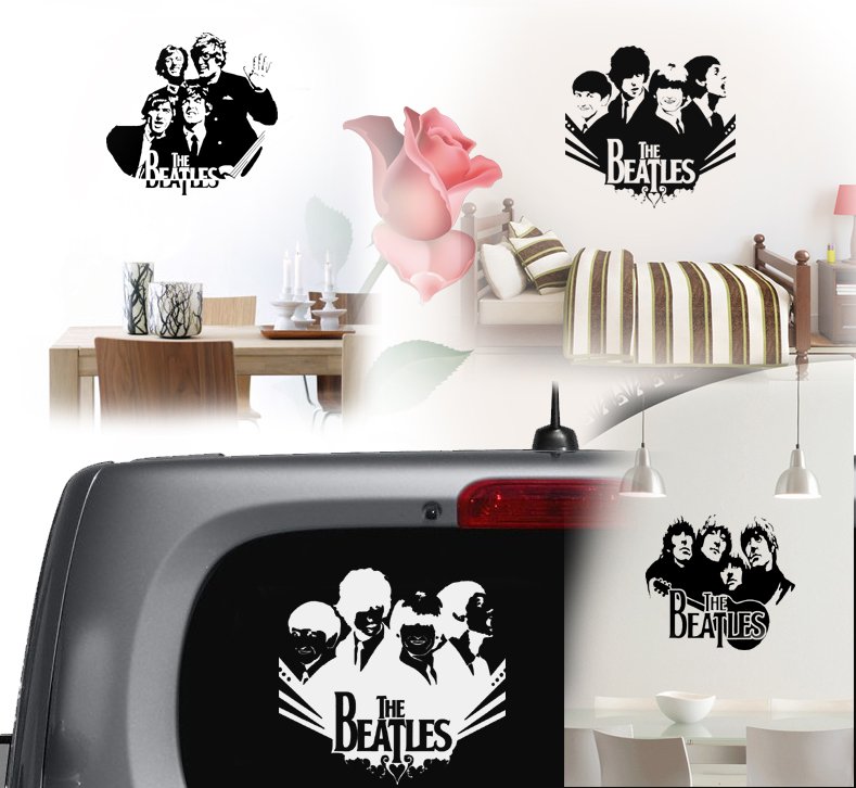 The Beatles Vinyl Decal Sticker #1 Car Window John Lennon Paul ...
