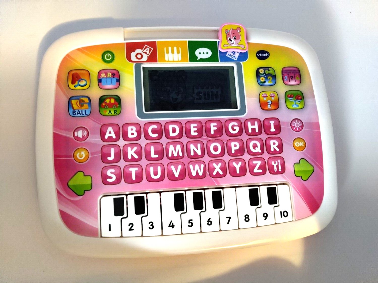 Vtech Little Apps Tablet Pink Piano Keyboard - Alphabet Learning Activities
