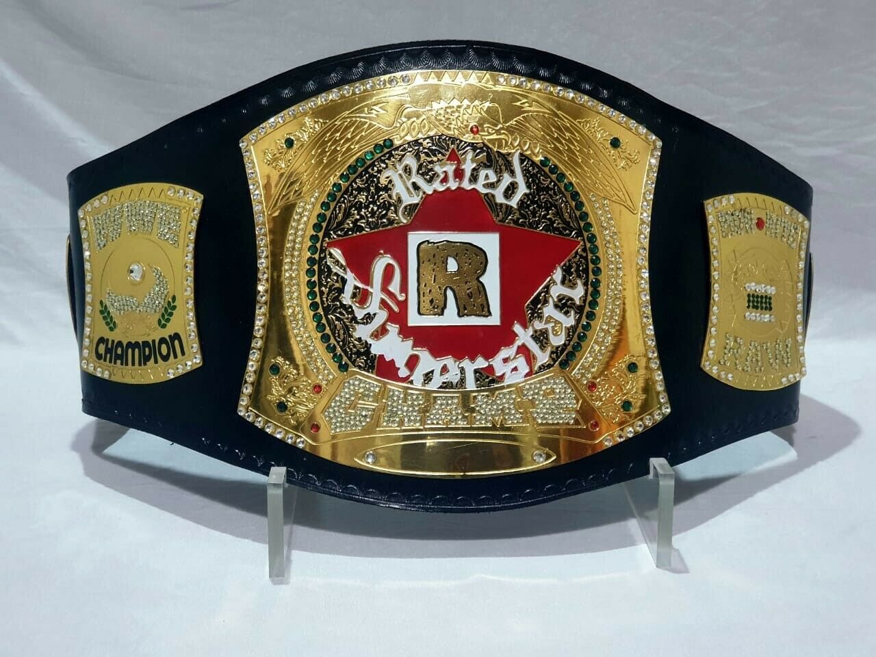 WWE R Rated R Spinner Championship Wrestling Belt Adult Size Replica ...