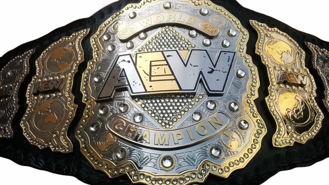 AEW World Heavyweight Wrestling Championship Belt Adult Size Replica ...