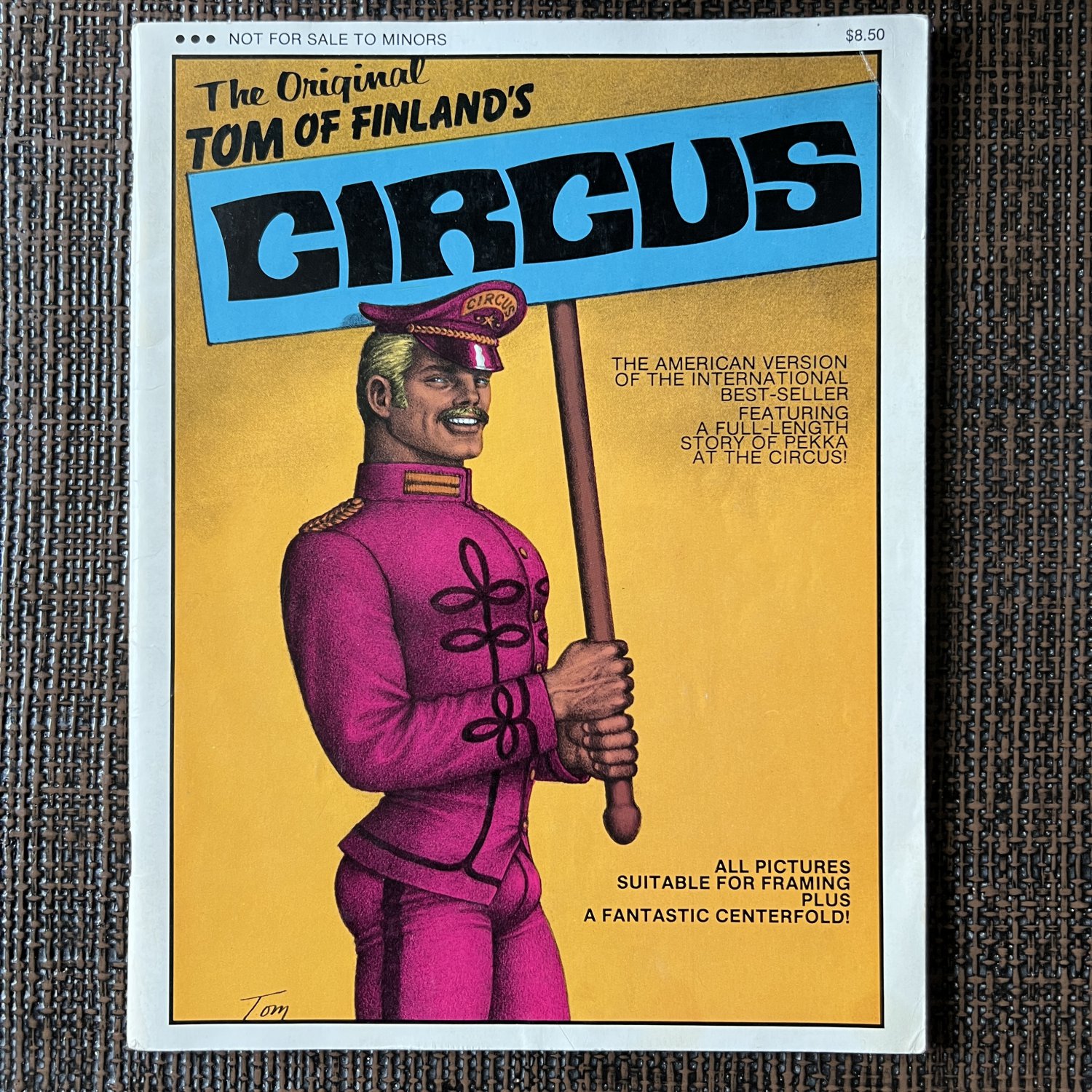 TOM OF FINLAND's CIRCUS (1977) Rare Illustrated ED WOOD Pulp Vintage ...