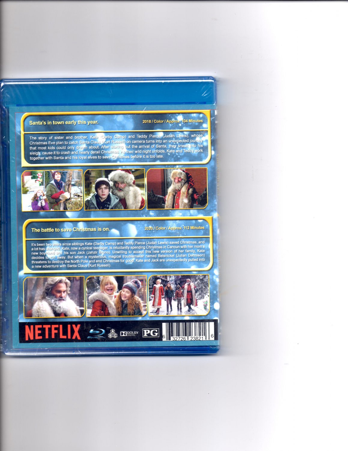 CHRISTMAS CHRONICLES 1 & 2 BLU-RAY / REGION FREE (ABC) / SHIP WORLDWIDE