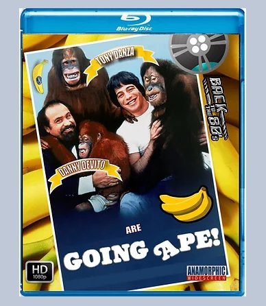 GOING APE ! [Blu-ray] Tony Danza Danny DeVito Region ABC Ship worldwide