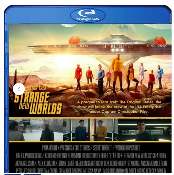 Star Trek: Strange New Worlds Blu-Ray [2022] The Complete First Season 1 / Pre-order