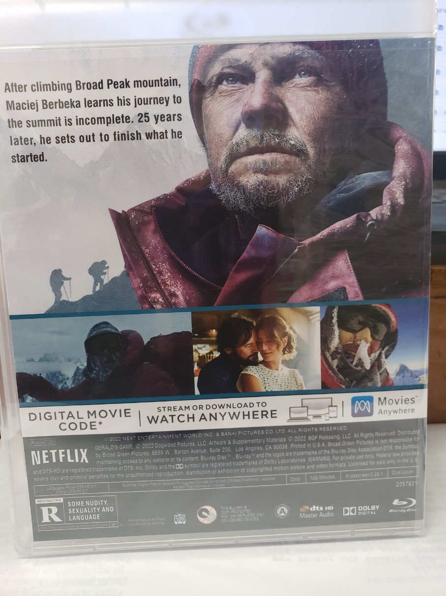 Broad Peak blu ray 2022 Region all Ship worldwide