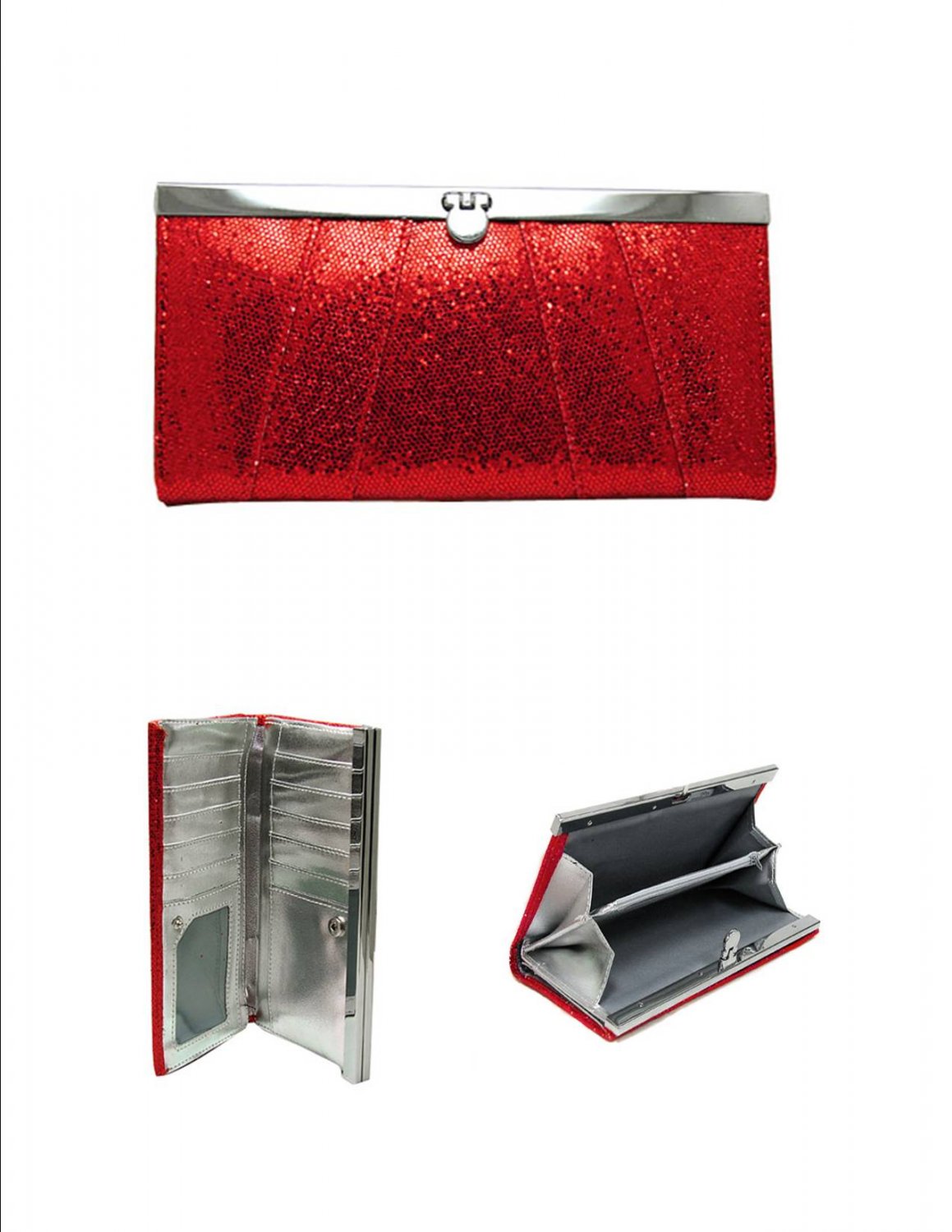 Glamour Ruby Red Glitter Glittery Sparkle Sparkly Sequin Accordion ...