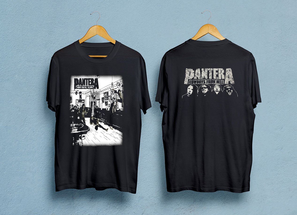 RARE - Vintage PANTERA Rock Music Band Retro T-Shirt