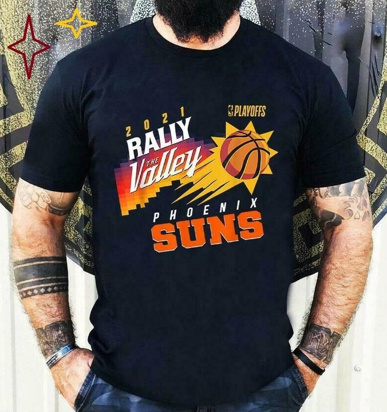 2021 Rally Phoenix Suns The Valley T Shirt Playoff NBA Basketball Champ ...