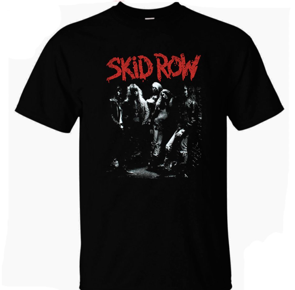 Vintage SKID ROW Shirt BAND GLAM HARD ROCK SKIDROW T-shirt
