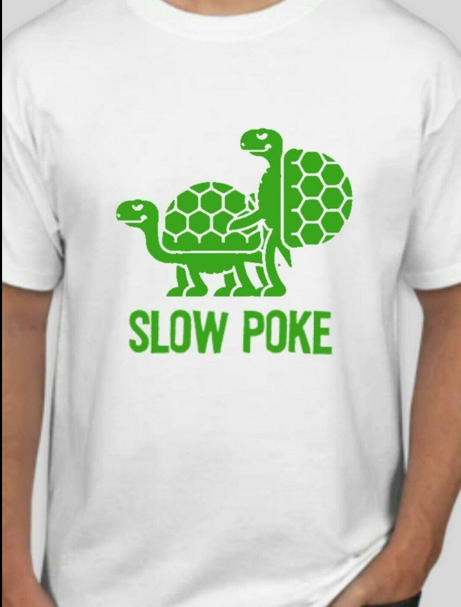 Funny Turtles Slow Poke T shirt, Humor T-shirt