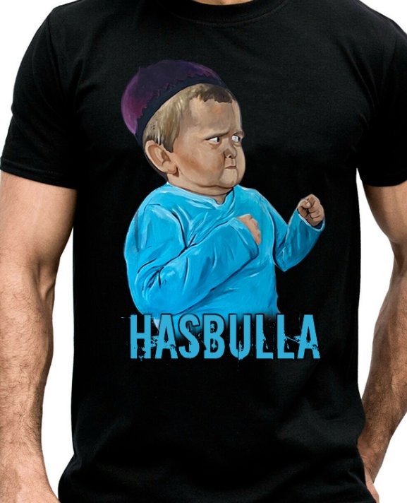 Hasbulla Magomedov Champions Essential Black T-Shirt Gift Unisex