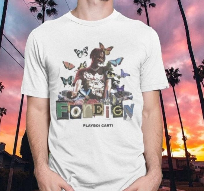 Playboi Carti - Butterfly Unisex Heavy Cotton Tee