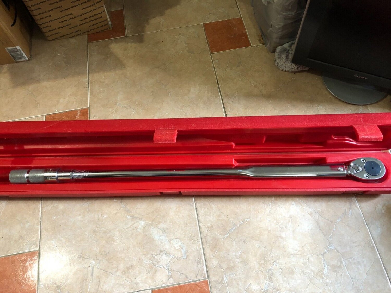 Proto J6020AB 3/4" Drive Micrometer Torque Wrench - FT-LBS / NM_ W ...