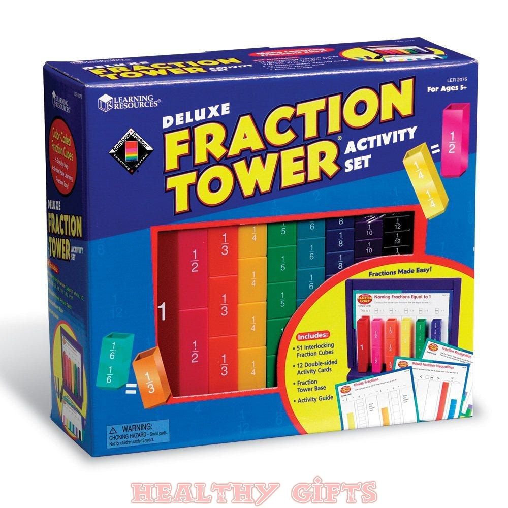 Fraction Tower Activity Set Learning Resources fraction-tower-activity-set-learning-resources