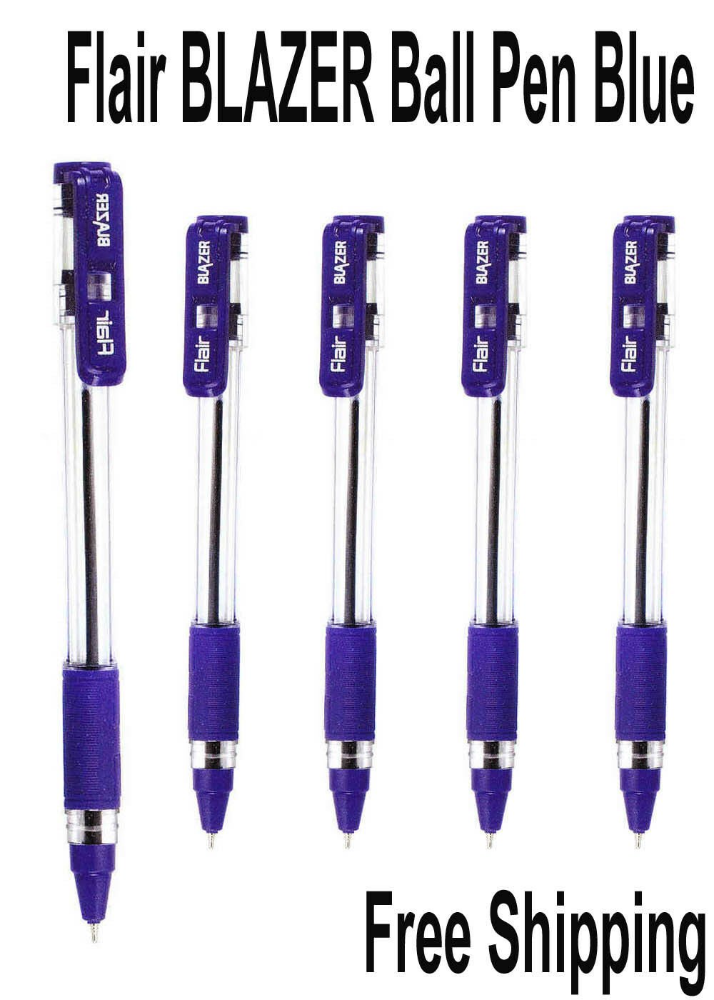 06 Flair BLAZER Ball Pen Blue Free Shipping