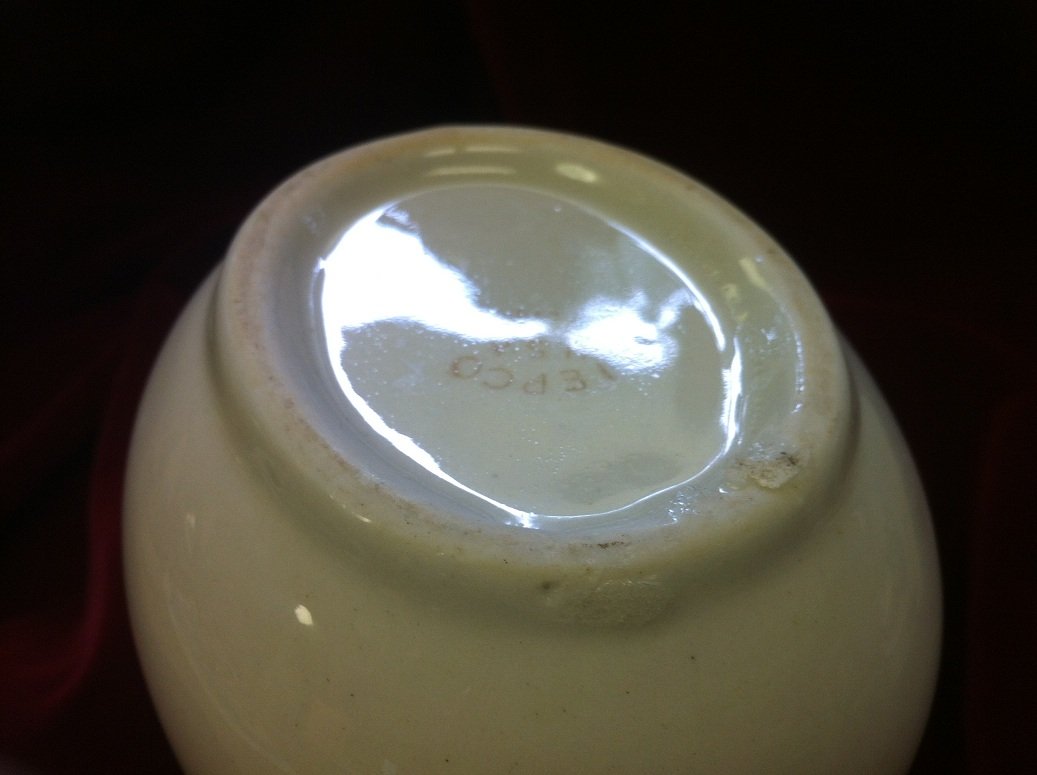 Vintage Art Deco Tepco China Pottery Restaurant Ware Ironstone White ...