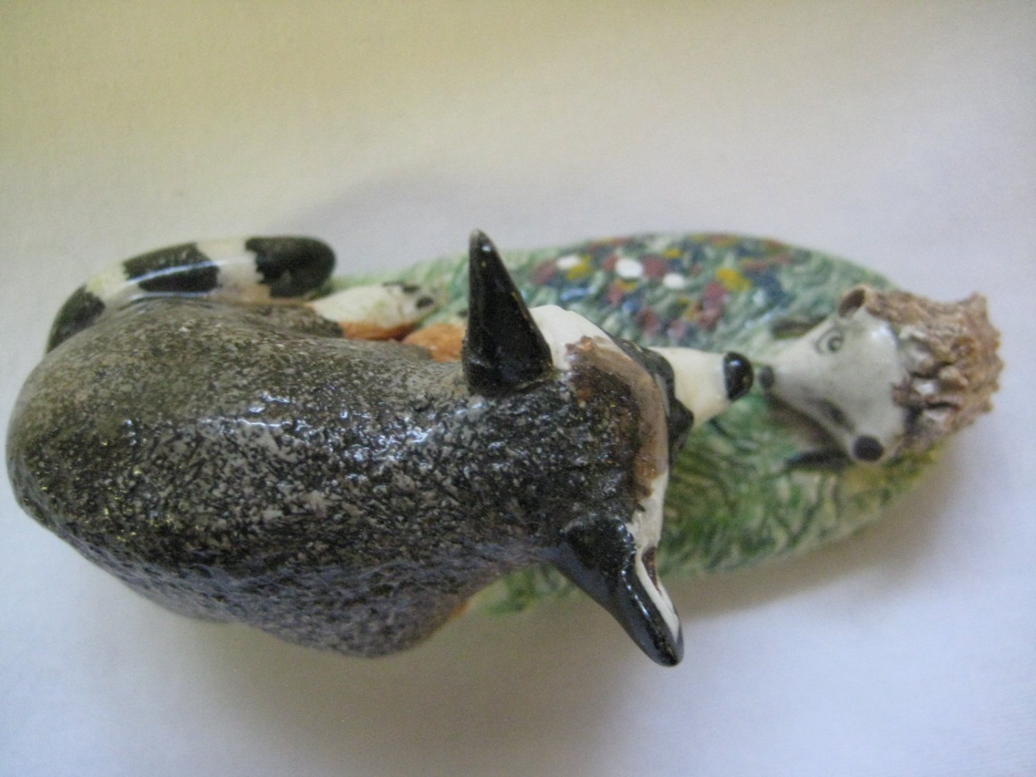 Raccoon and Hedgehog Figurine by Basil Matthews - England