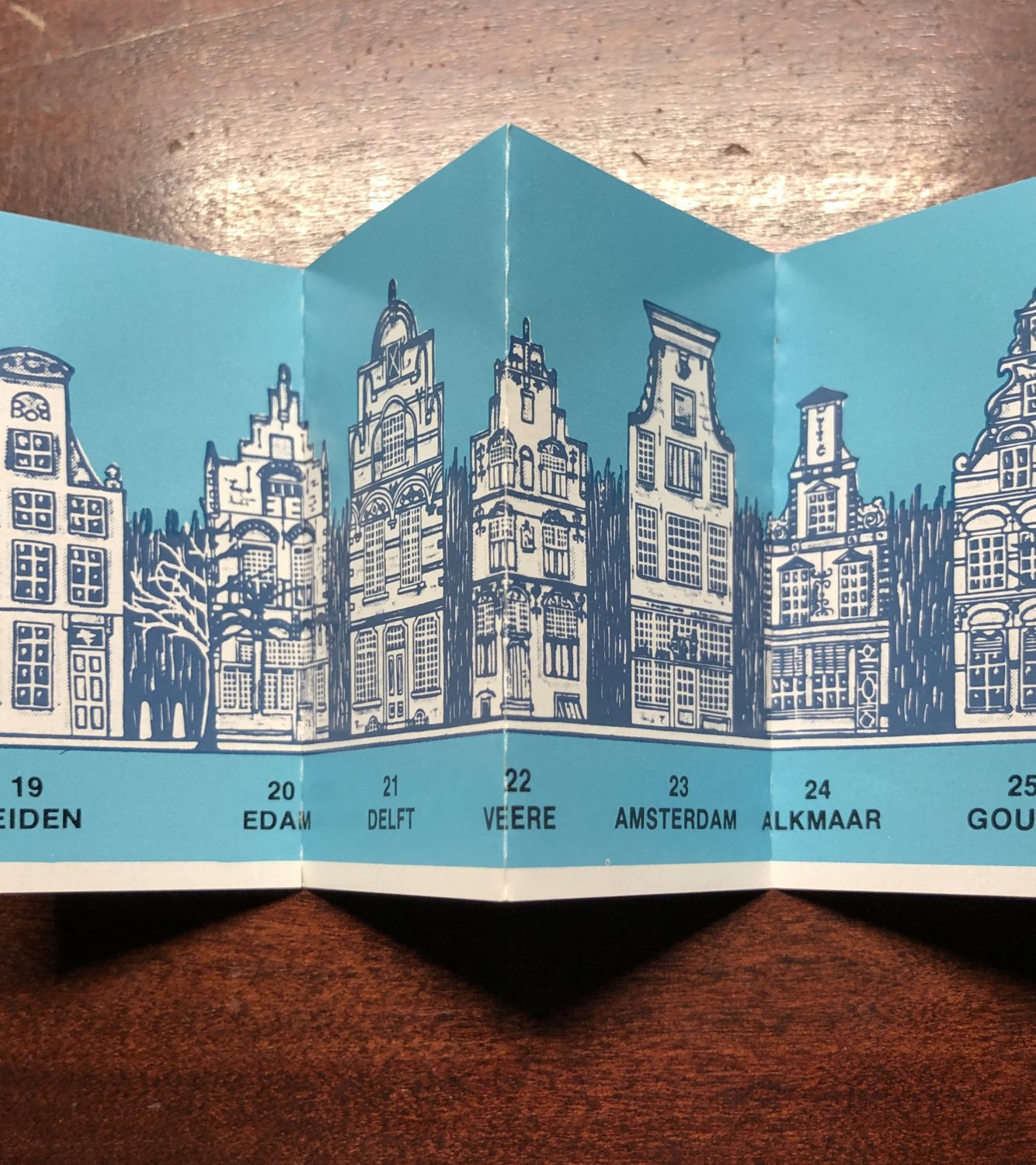Rare KLM Old Dutch Delft House Collection Booklet # 36