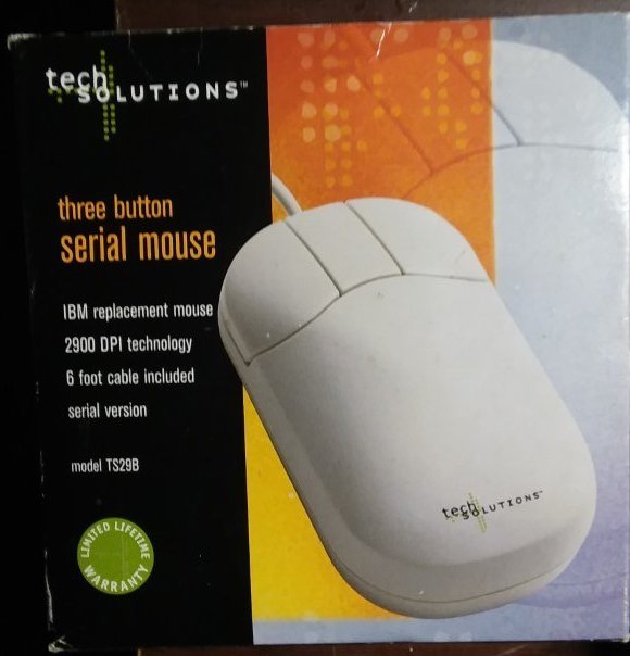 Serial computer mouse 9 pin 3 button