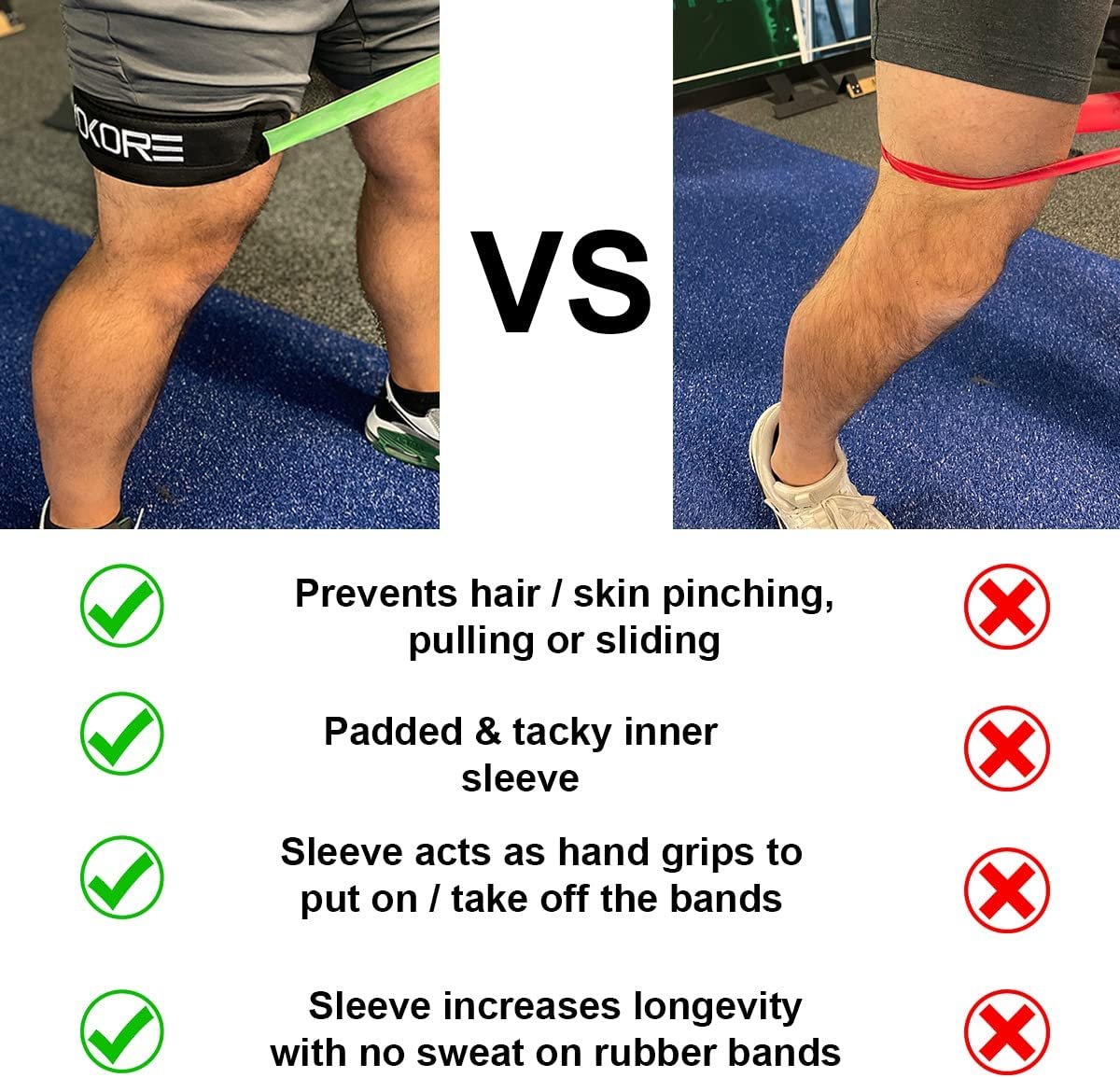 Resistance Bands with Functional Sleeve | Resistance Exercise Booty ...