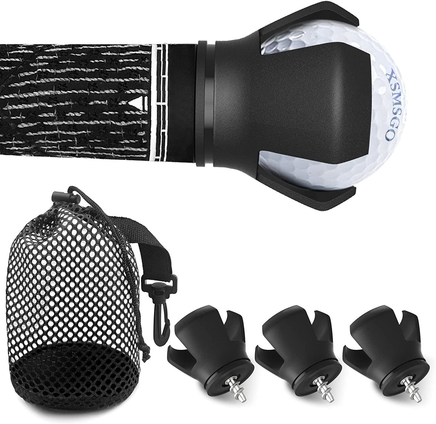 Golf Ball Retriever for Putter,3-Prong Golf Ball Grabber Picker Upper ...