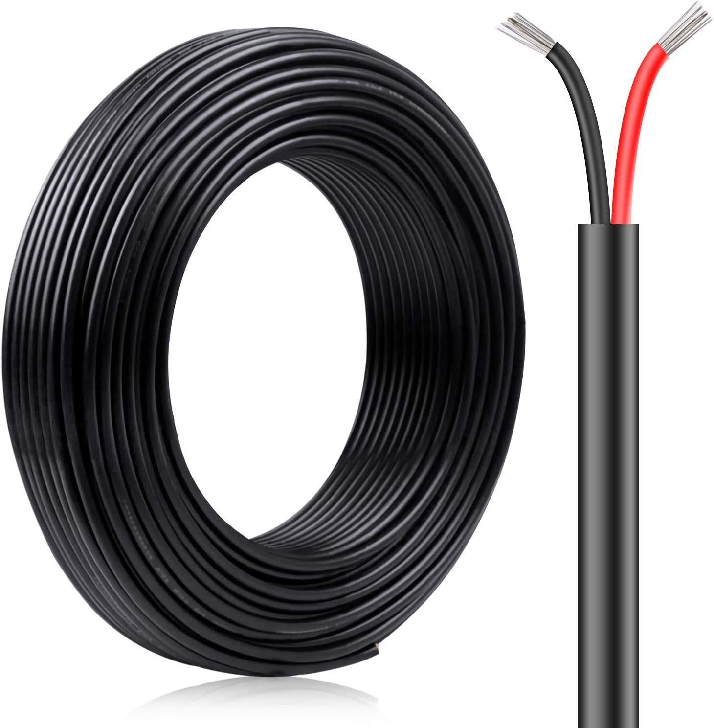 20M/65.6Ft 12V Low Voltage Wire, Outdoor Landscape Lighting Cable, 22 ...