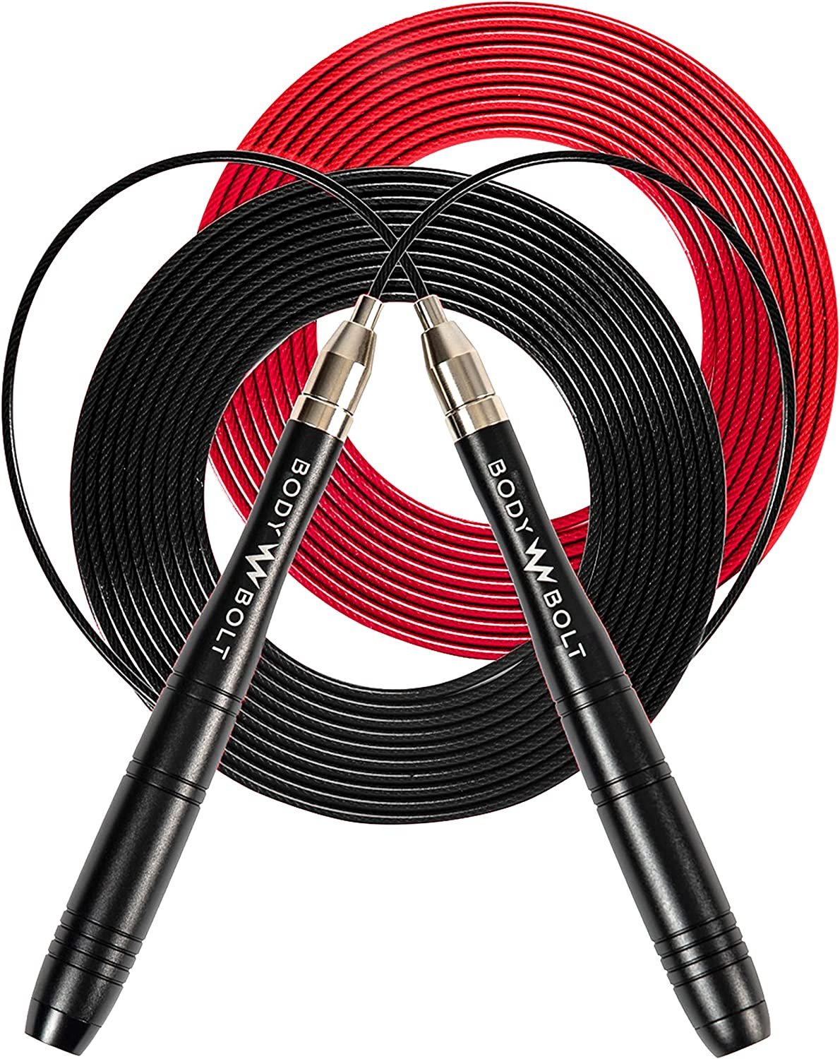 Speed Jump Rope, Self-Locking Screw-Free Jump Rope with 2 Speed Rope ...