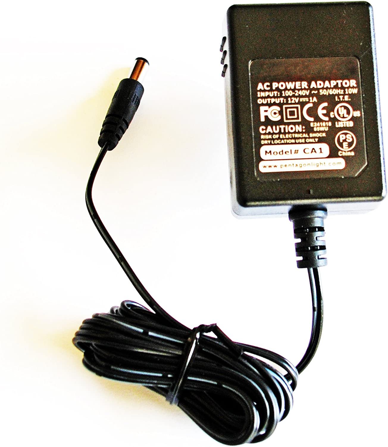 AC to DC Power Supply Adapter: Input 100-240V / Supply DC Output 12V 1A ...
