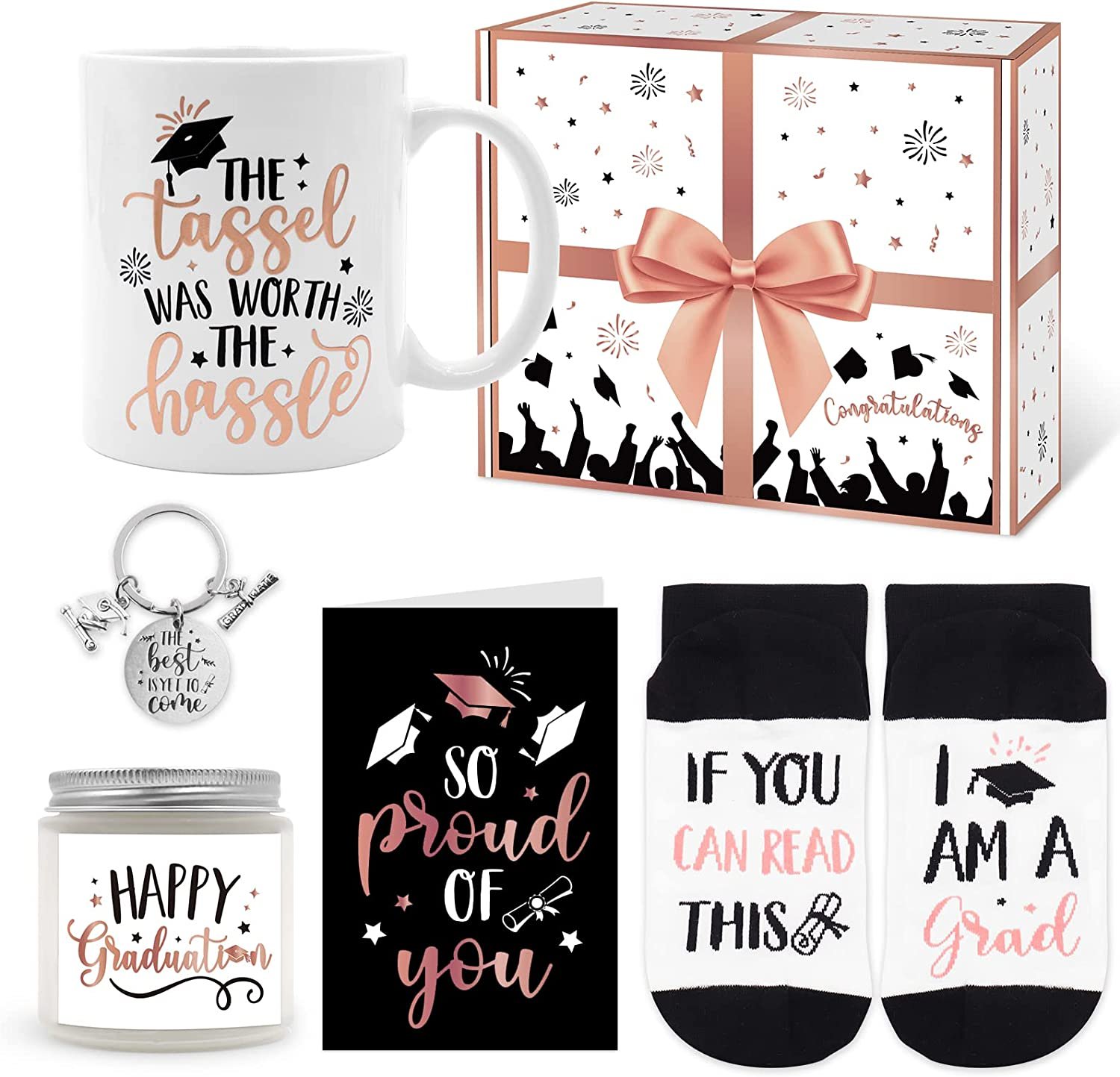 Graduation Gift Set for Her Congratulations Present Box for Girl Women ...