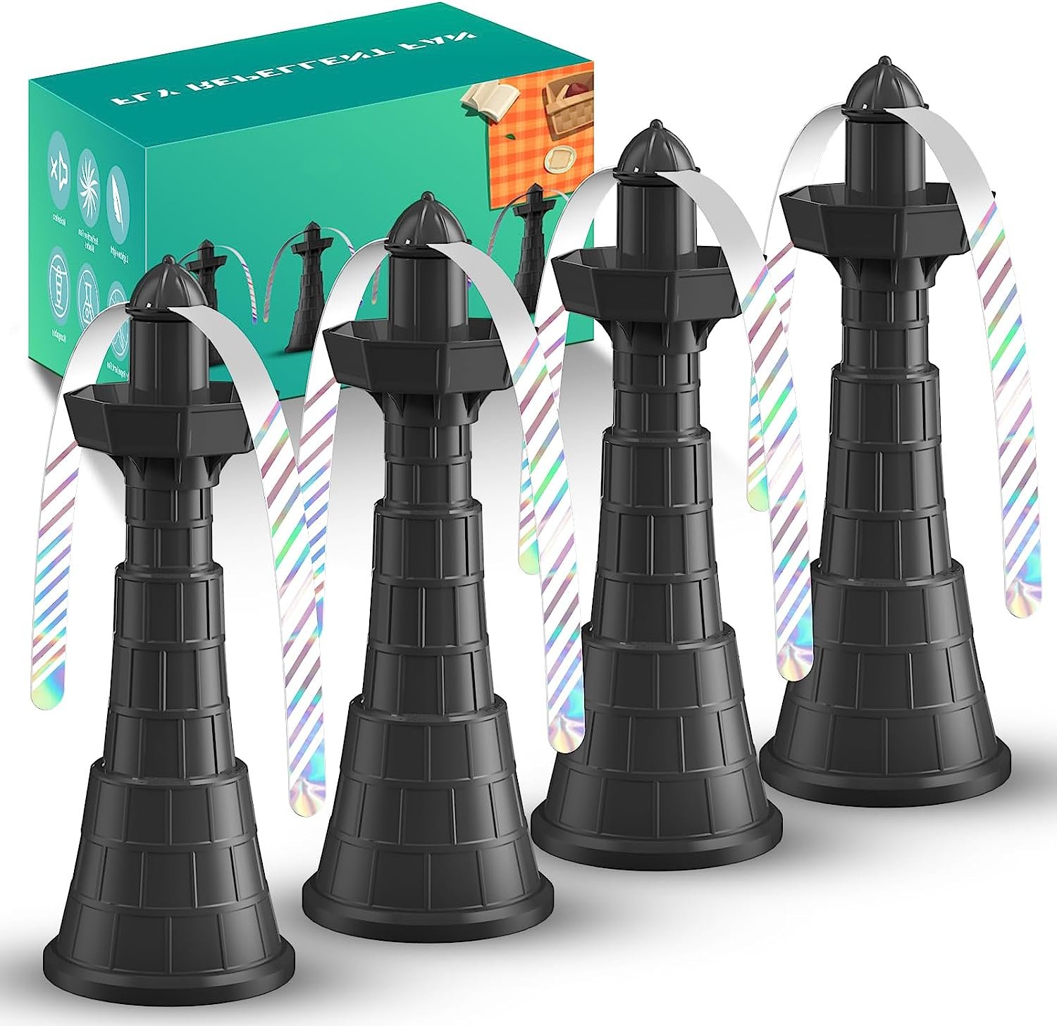 Fly Fans for Tables, Portable Fly Fan with Aroma Diffuser Function ...