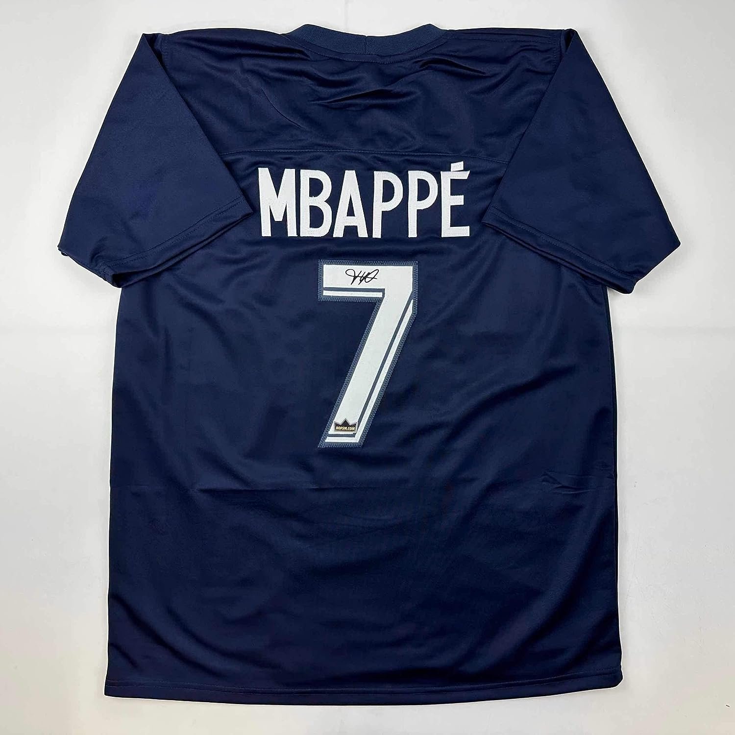 Facsimile Autographed Kylian Mbappe PSG Blue Reprint Laser Auto Soccer ...