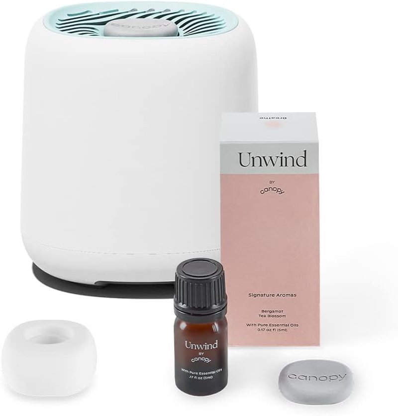 Bedside Diffuser, Blue Diffuser, Waterless Technology, Diffuses up to ...