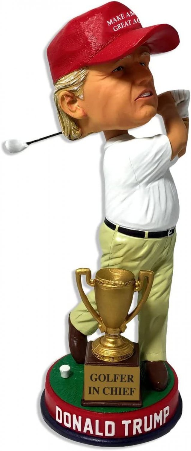 Donald Trump President Trump Golf Golfer in Chief Bobblehead Make ...