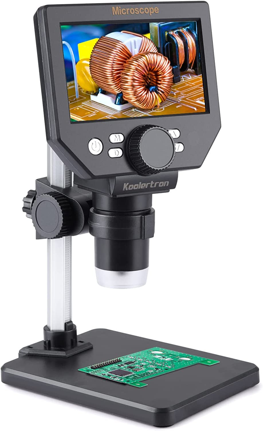 4.3 Inch LCD Digital USB Microscope,8Mp 1-1000X Magnification Handheld ...