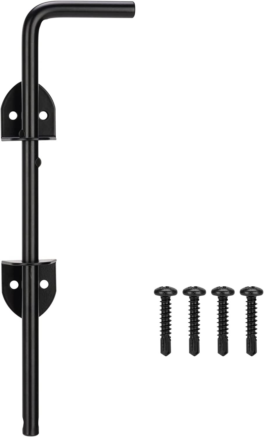 12" Cane Bolt Heavy Duty Drop Rod Gate Stopper Hardware, Gate Ground ...