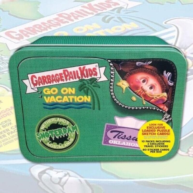 2022 GPK Garbage Pail Kids Go on Vacation Factory Sealed GREEN Tin ...