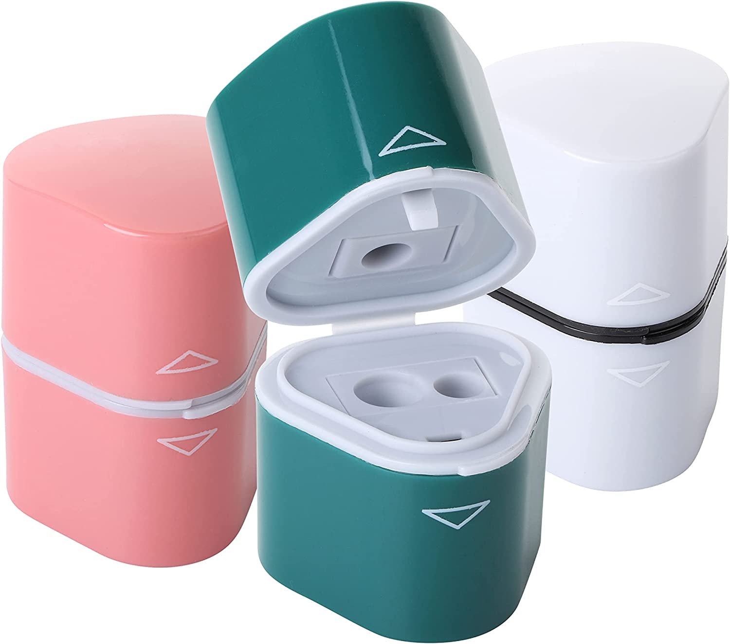- Pencil Sharpener for Colored Pencils, 3 Pack, 3 Hole, Pencil ...
