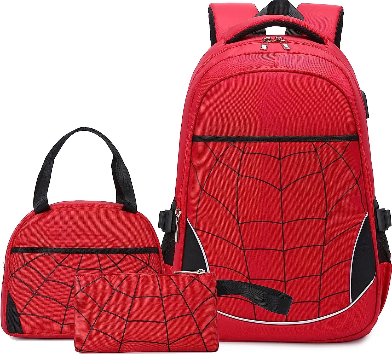 Boys School Backpack for Boys Backpack with Lunch Box Anime Backpack ...