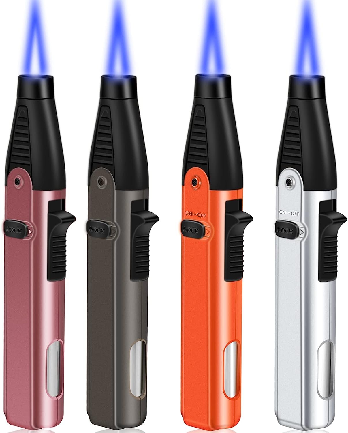 Lighter, Butane Lighter, Torch Lighter with Adjustable Jet Flame ...