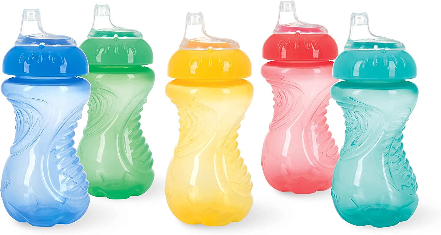 No-Spill Gripper Cup, Sippy Cup for Baby and Toddler, 10 Ounce, Colors ...