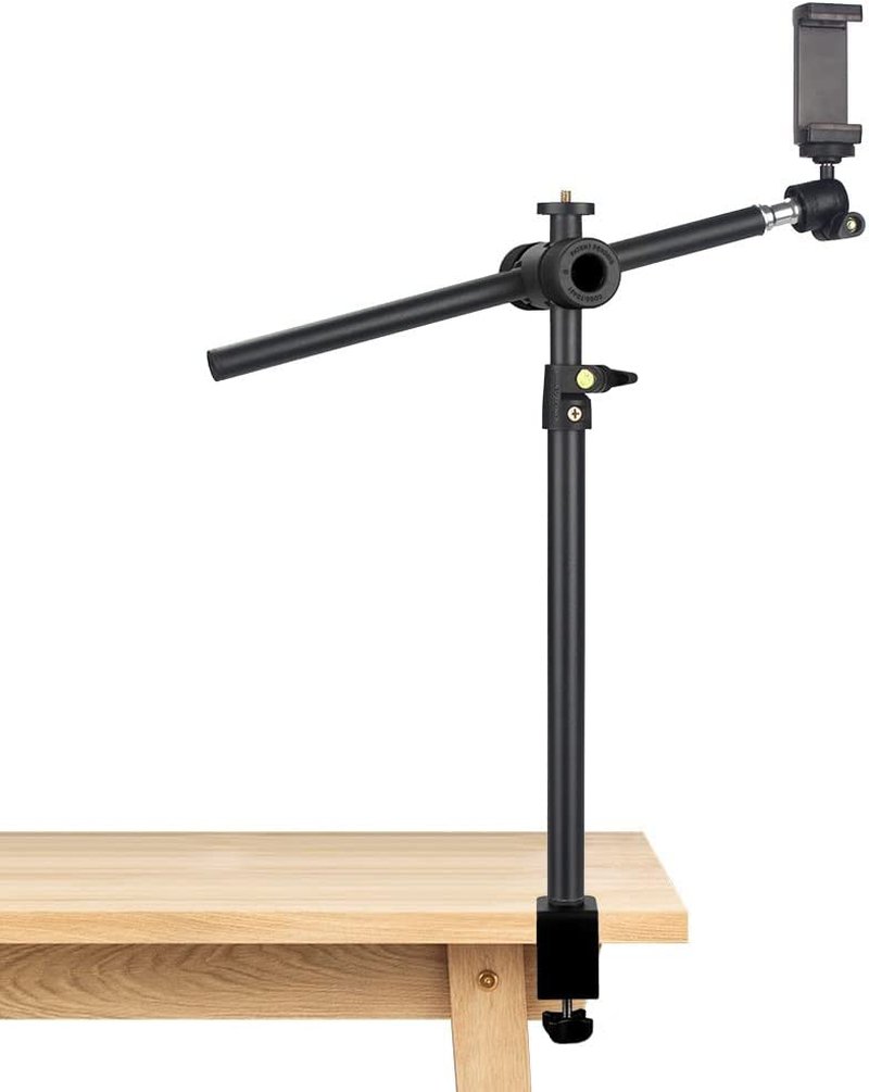 Overhead Camera Mount Desk Stand with 360°Adjustable Holding Arm ...